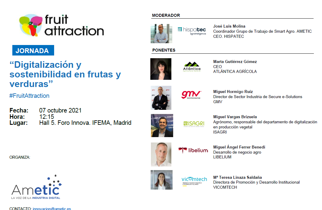 Jornada: "Digitalización y sostenibilidad en frutas y verduras" # ...